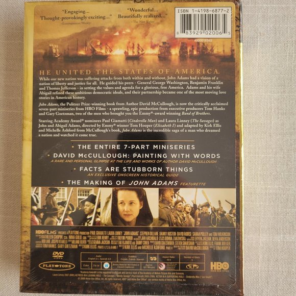 Playtone | Media | Hbo John Adams Dvd Paul Giamatti | Poshmark